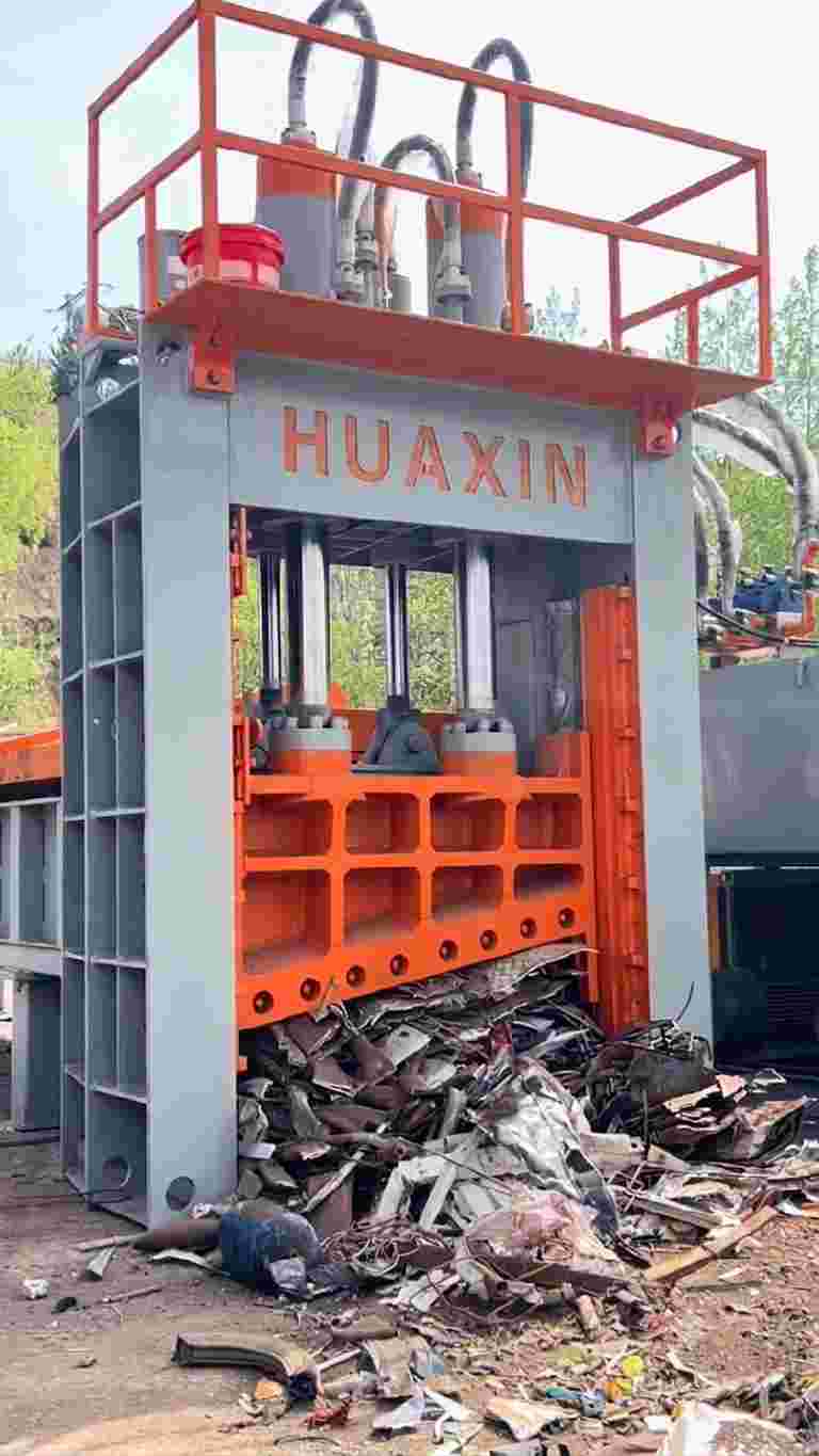 200 Ton Scrap Metal Shear — Hydraulic Gantry Q91-200 | HUAXIN